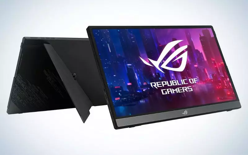 Asus ROG Strix (XG16AHPE) adalah monitor usb c portabel terbaik.