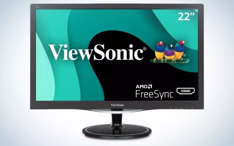 Ang ViewSonic VX2257-MHD ay ang pinakamahusay na monitor ng badyet para sa strain ng mata.