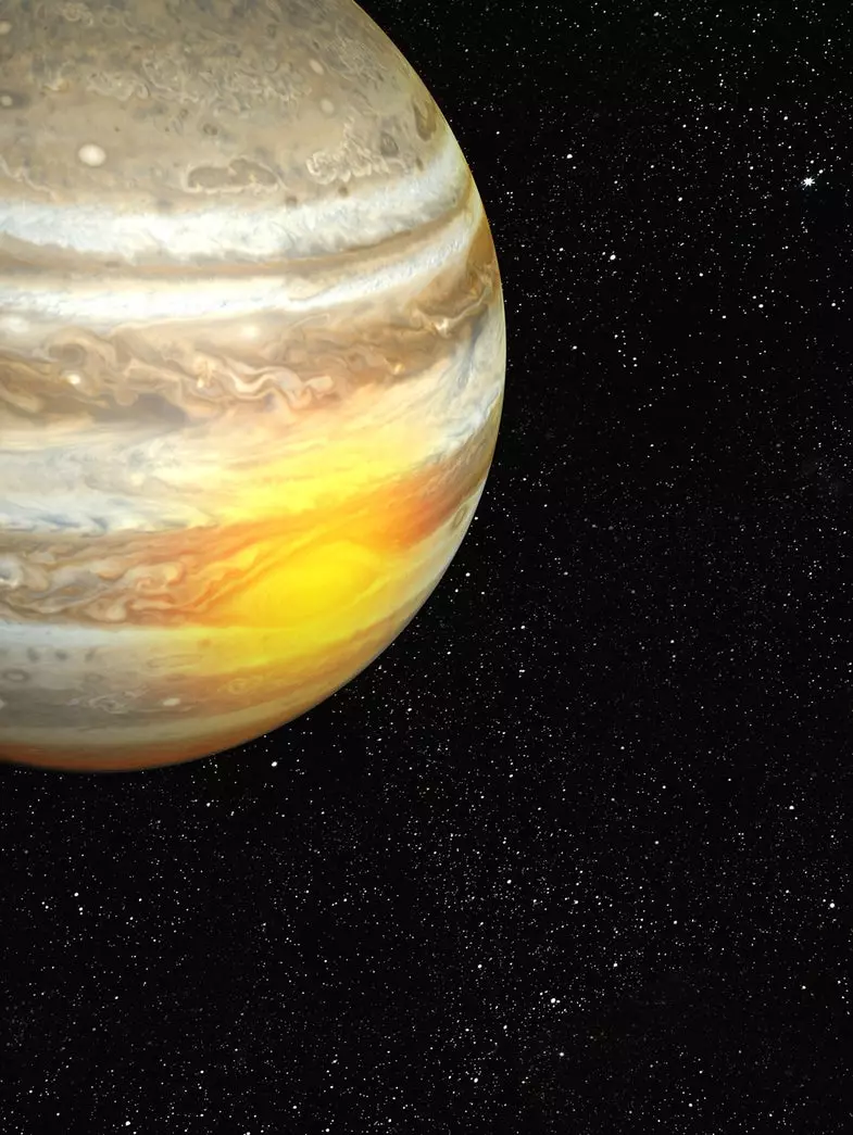 Jupiterren orban gorri handia izugarri beroa da 20406_1