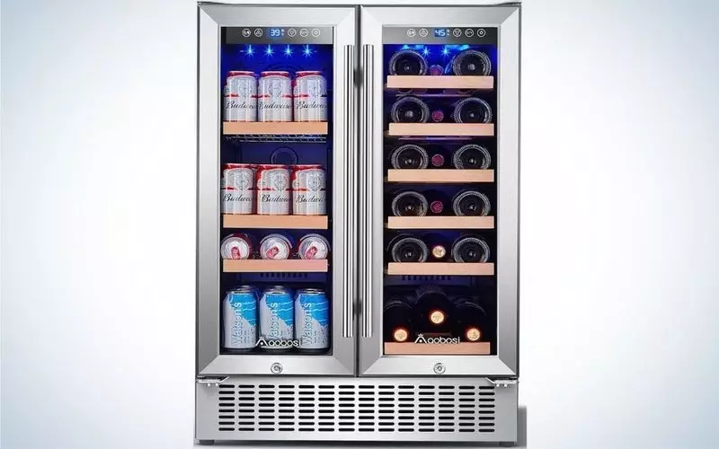 O Aobosi Beverage and Wine Cooler é o melhor refrigerador de bebidas para bartenders domésticos.