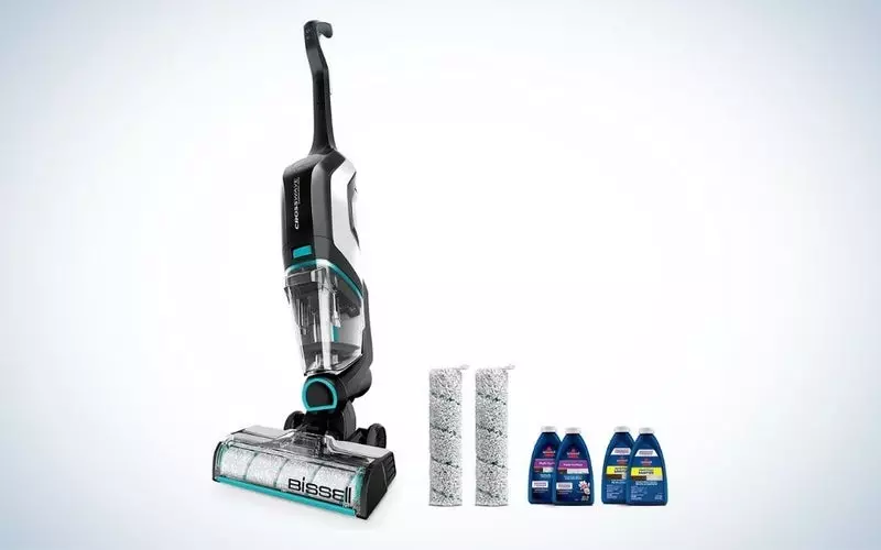 Bissell Crosswave Cordless Max ለቤት እንስሳት ፀጉር ምርጡ የቫኩም ሞፕ ጥምር ነው።