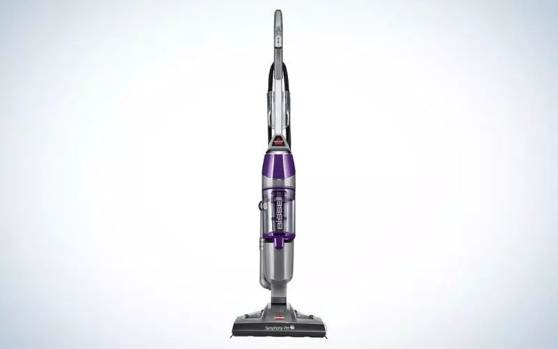 Bissell Symphony Pet Steam Mop اور Vacuum بھاپ کے ساتھ بہترین ویکیوم ایم او پی کومبو ہے۔