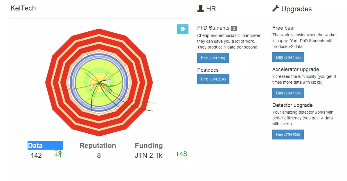 Выберите свой путь к открытиям в игре CERN «Particle Clicker» 2607_1