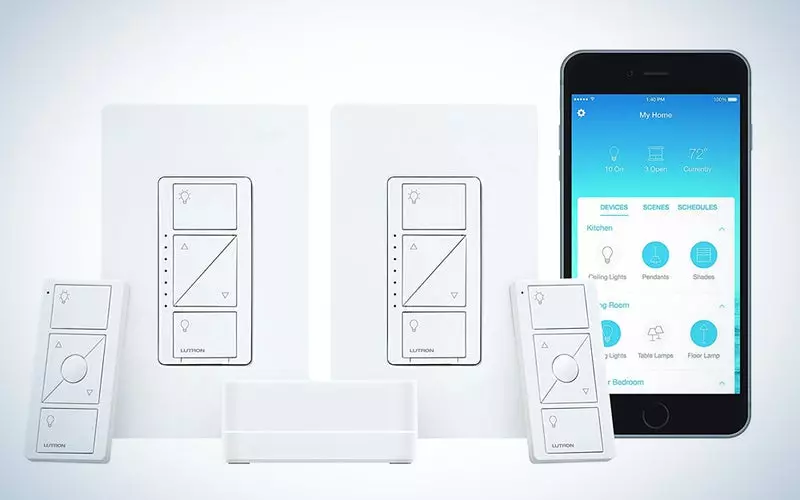 Lutron Caseta sistema de iluminação sem fio