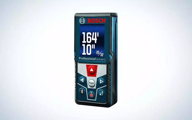 Лазерная рулетка BOSCH Blaze GLM 50-C - лепшая ў цэлым.