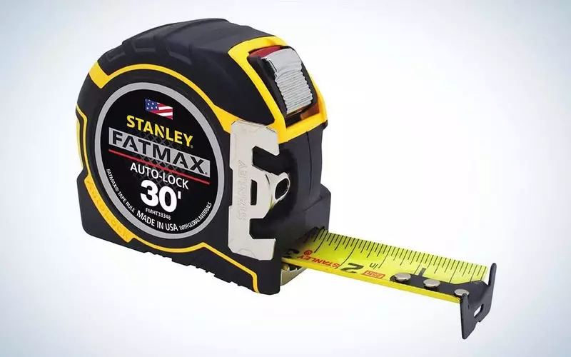 Ролетката Stanley FATMAX Auto Lock е най-добрата за строителни работи.