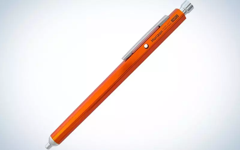 Ohto Horizon Aluminum Hexagon Barrel Needlepoint Ballpoint Pen