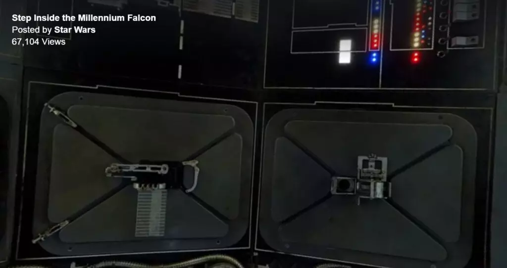 Utforsk Millennium Falcons cockpit i 360-graders video 34368_2