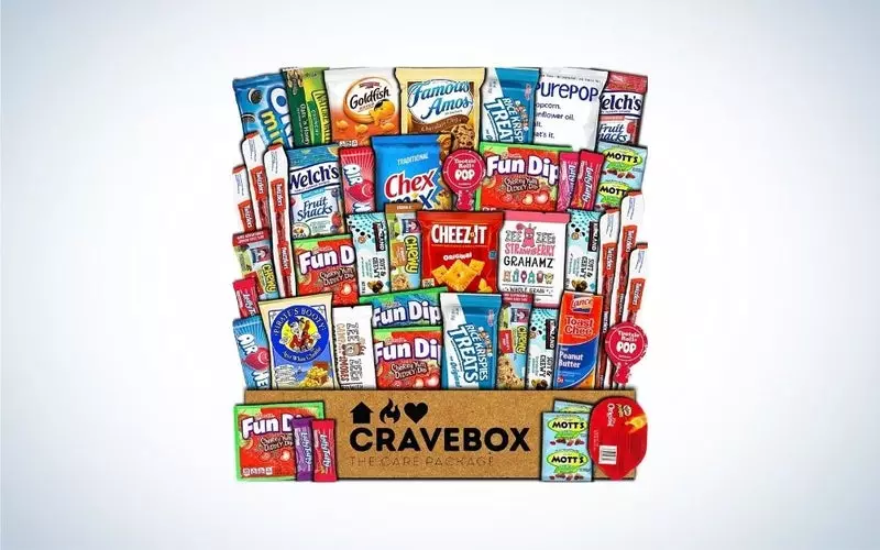 CRAVEBOX مختلف کاڌي جي ناشتي سان گڏ هن لاءِ گريجوئيشن تحفو