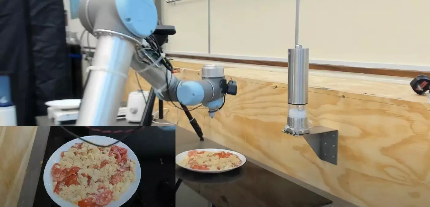 Deze robotchef kan zout proeven met zijn arm