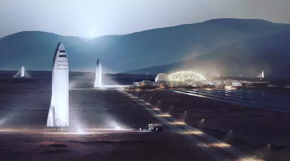 SpaceX fẹ lati kọ ọbẹ Ẹgbẹ ọmọ ogun Swiss ti awọn apata 51377_1