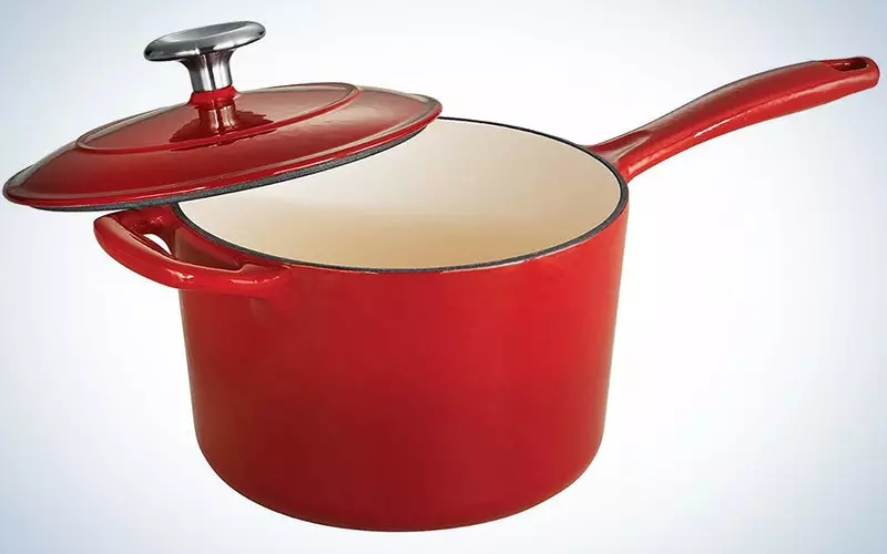 Casserole couverte en fonte émaillée Tramontina, 2,5 pintes