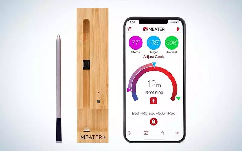 Meater Plus est le meilleur thermomètre à viande sans fil.