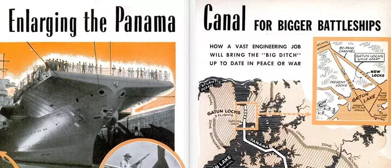 Bawo ni Canal Panama Yi Apẹrẹ Ogun pada 7863_1